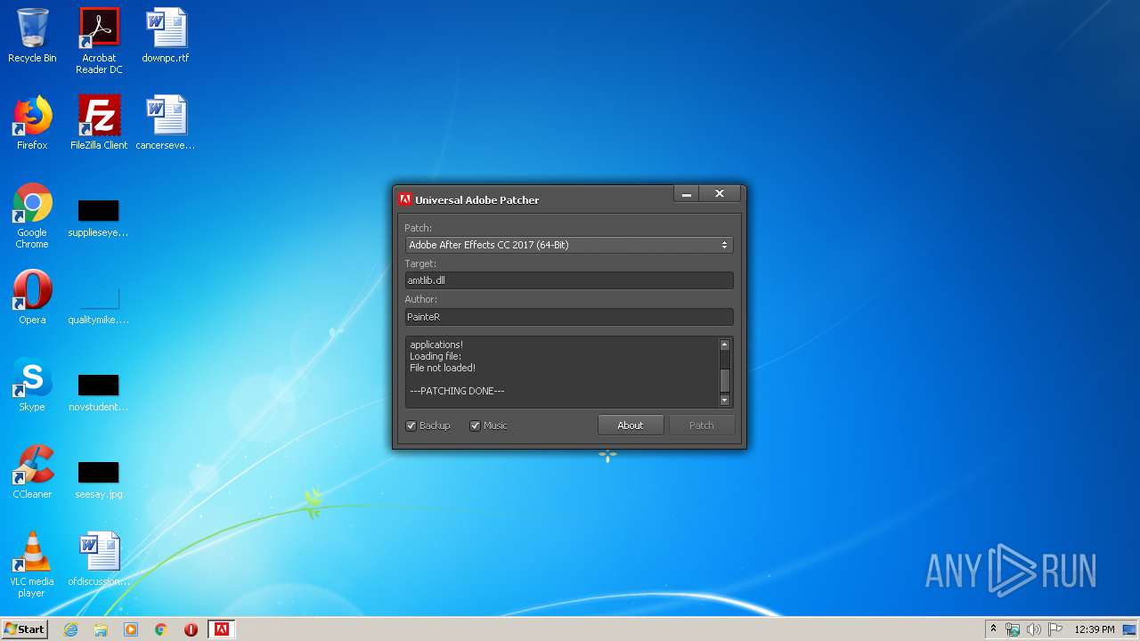 Analysis adobe.snr.patch.v2.0-painter.exe (MD5 ...