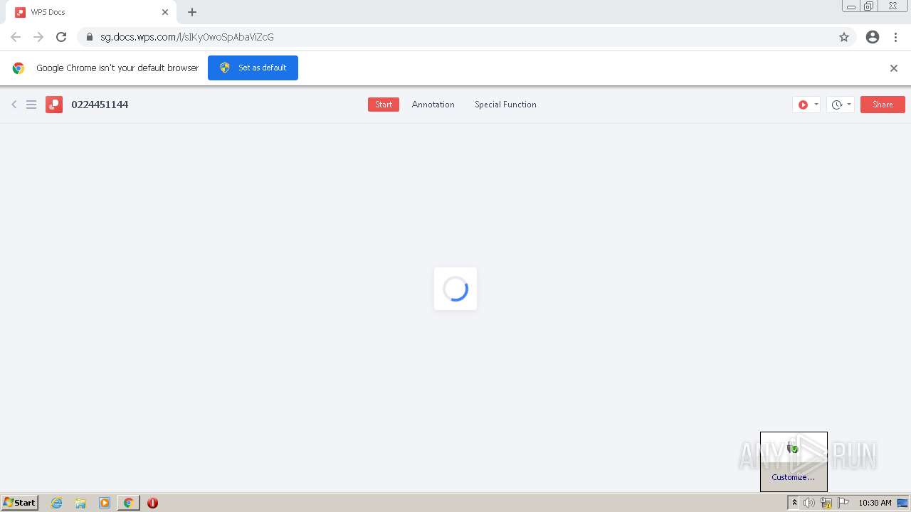 Malware analysis https://sg.docworkspace.com/d/sIKy0woSpAbaViZcG Malicious activity | ANY.RUN ...