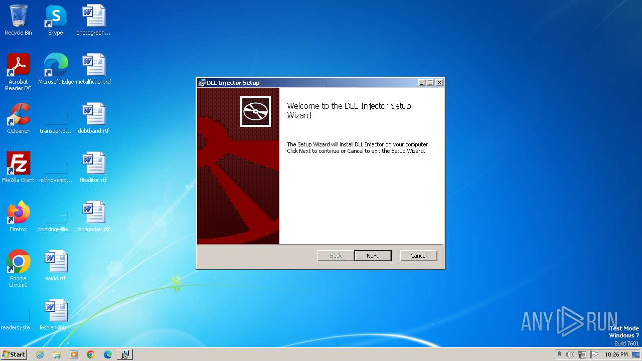 Malware analysis DLL Injector_2.1.0_x86_en-US.msi Malicious activity ...