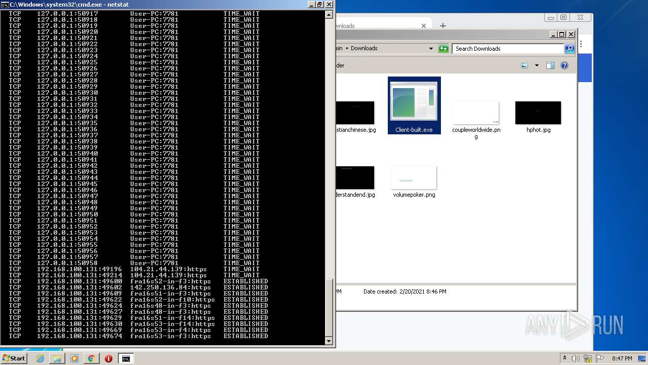 Analysis https://anonfiles.com/J3e3k5paq3/Client-built_exe Malicious ...