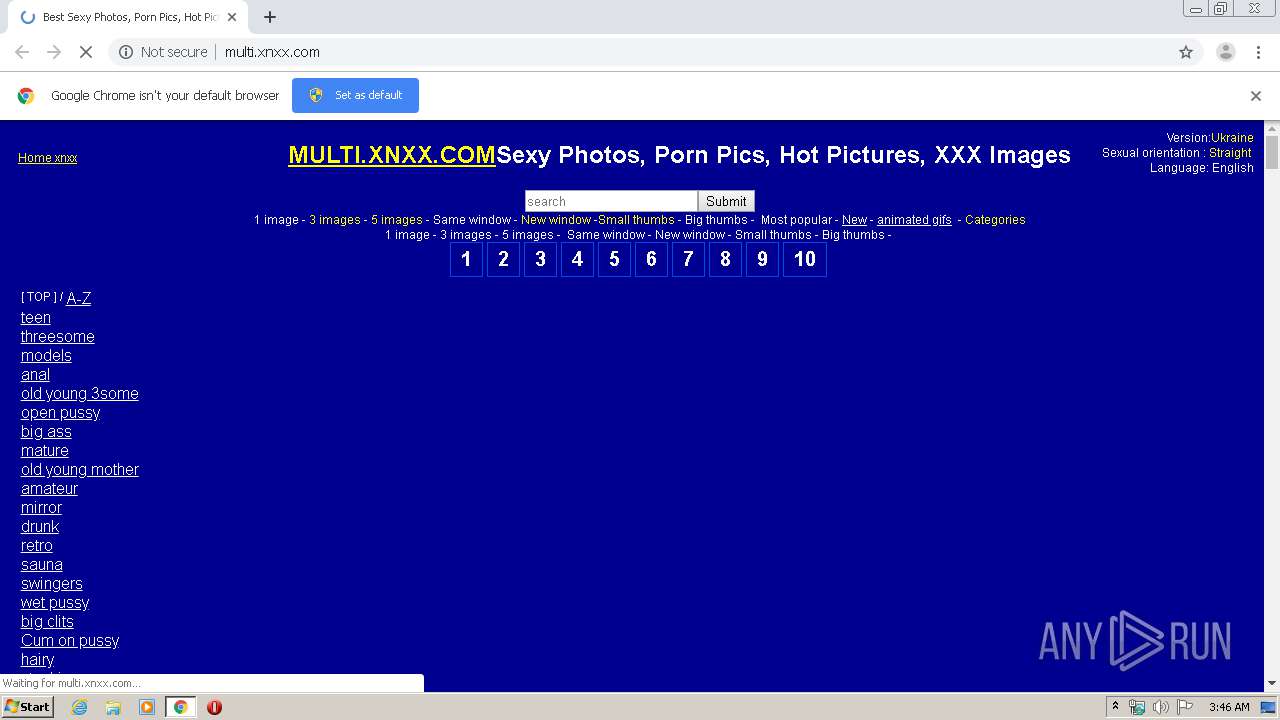 Malware analysis http://multi.xnxx.com Malicious activity | ANY.RUN - Malware Sandbox Online