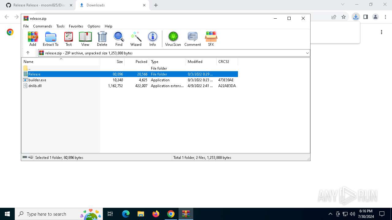 Malware Analysis Https: Github.com Moom825 Discord-rat-2.0 Releases