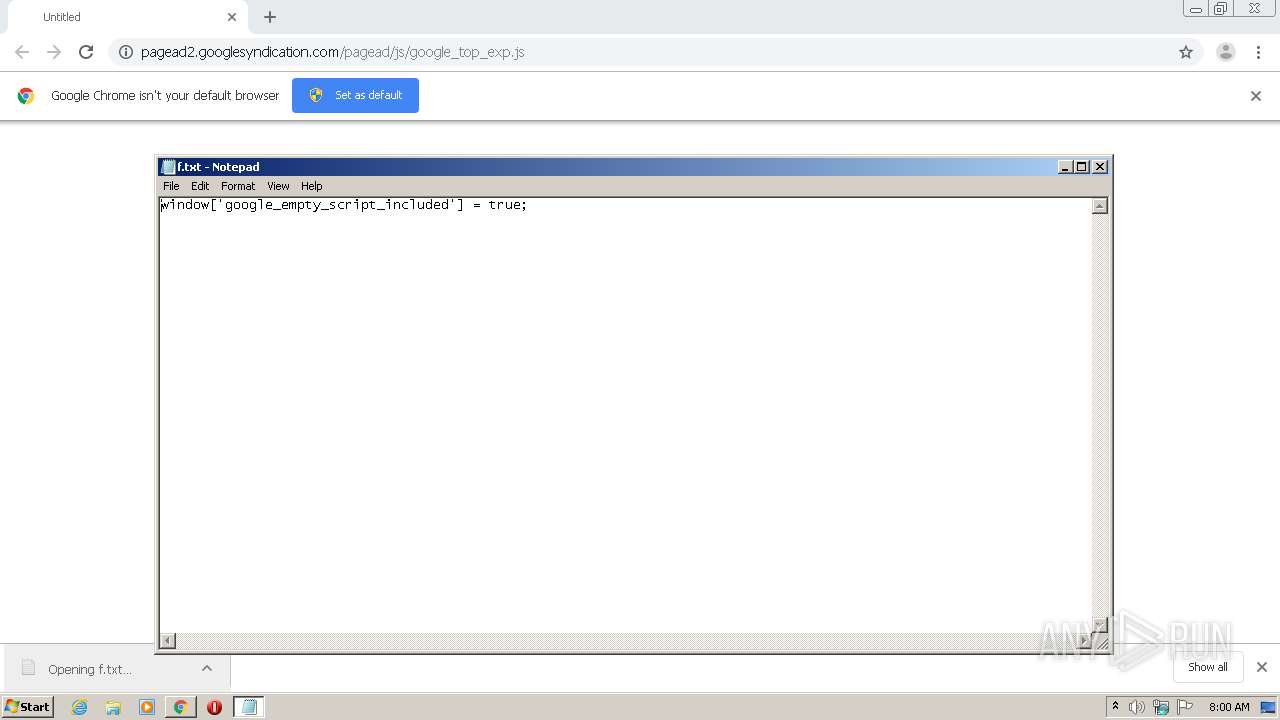 Malware analysis http://pagead2.googlesyndication.com/pagead/js/google ...