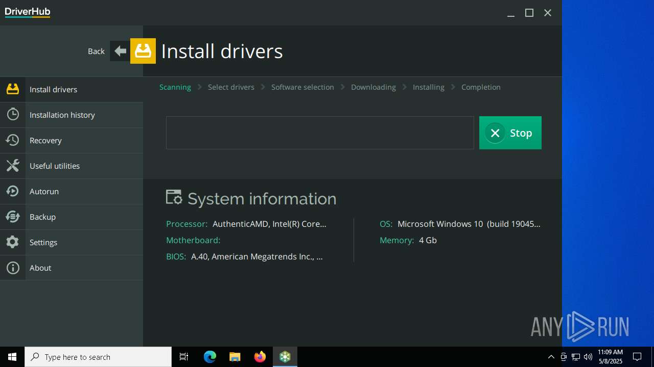 Malware analysis driver-hub-install__28.exe Malicious activity | ANY ...