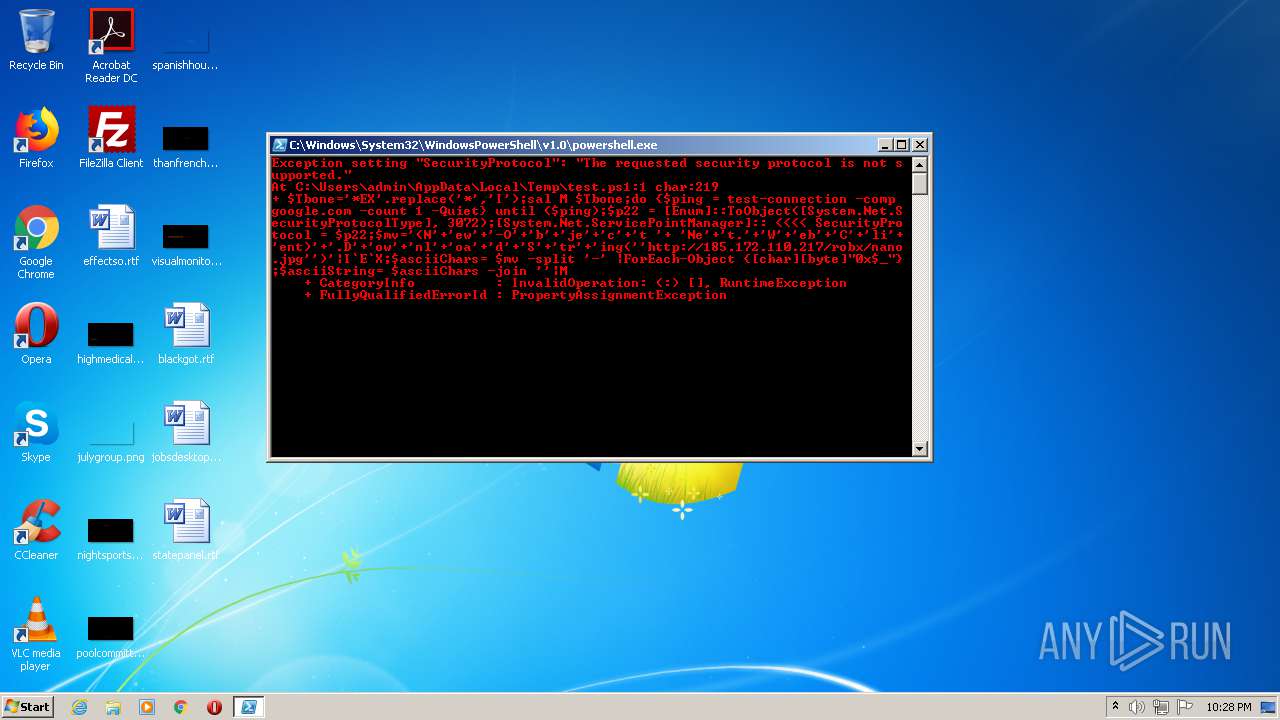 Malware analysis test.ps1 Malicious activity | ANY.RUN - Malware ...