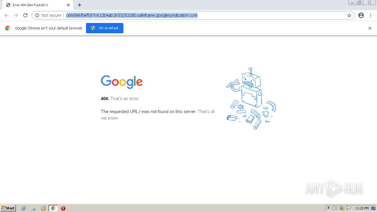 Malware analysis http://c666fe6f0ef597c612b4ab2653252c80.safeframe ...