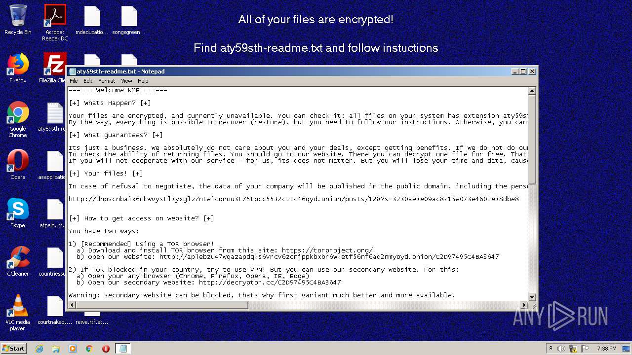 Malware analysis ...