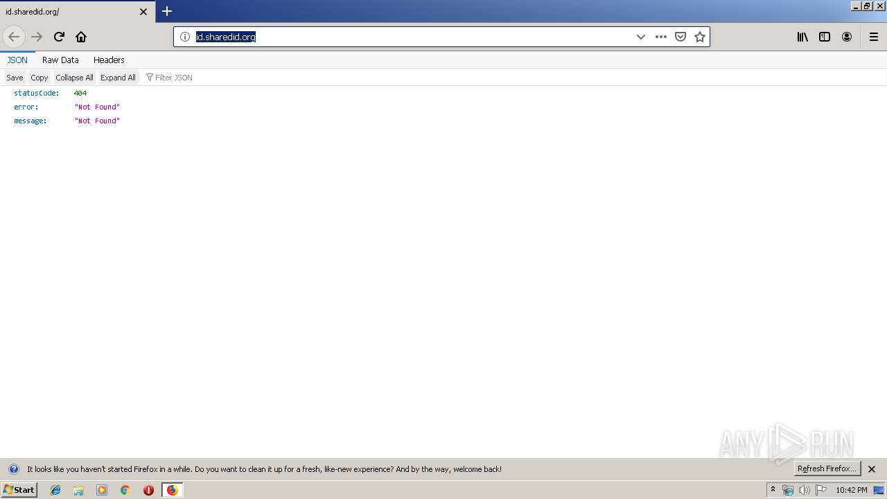 Malware analysis http://id.sharedid.org No threats detected | ANY.RUN ...
