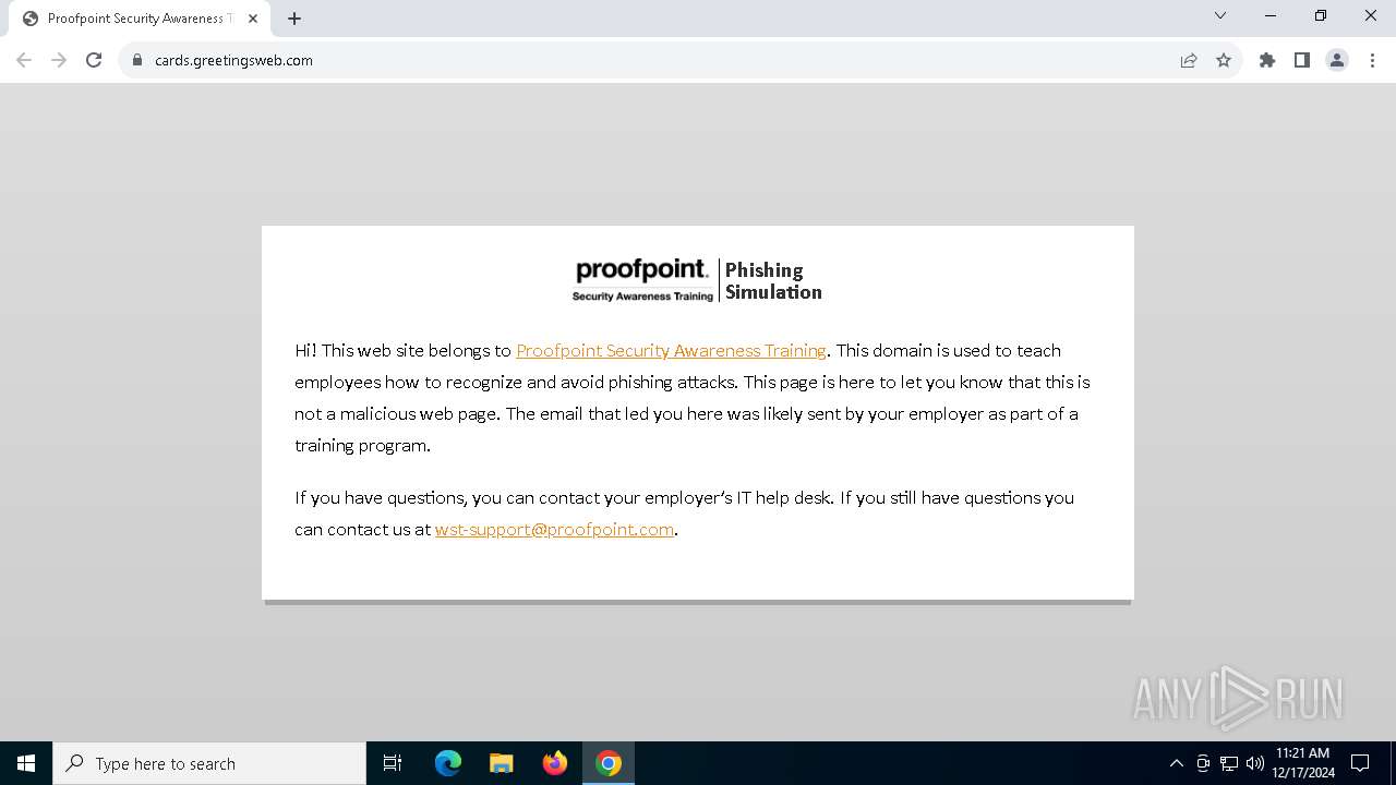 Malware analysis cards.greetingsweb.com Malicious activity | ANY.RUN ...