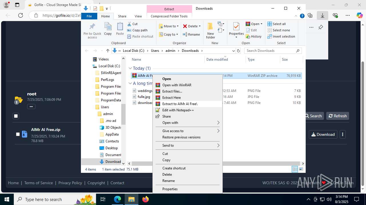 Malware analysis https://gofile.io/d/Ze9Kd9 Malicious activity | ANY.RUN - Malware Sandbox Online