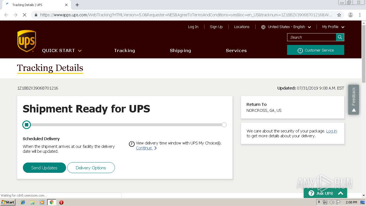 Malware analysis http://wwwapps.ups.com/WebTracking/processRequest?HTMLVersion=5.0&Requester=NES ...