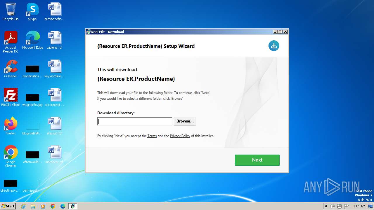 Malware Analysis Your File Is Ready To Download.exe.danger Malicious
