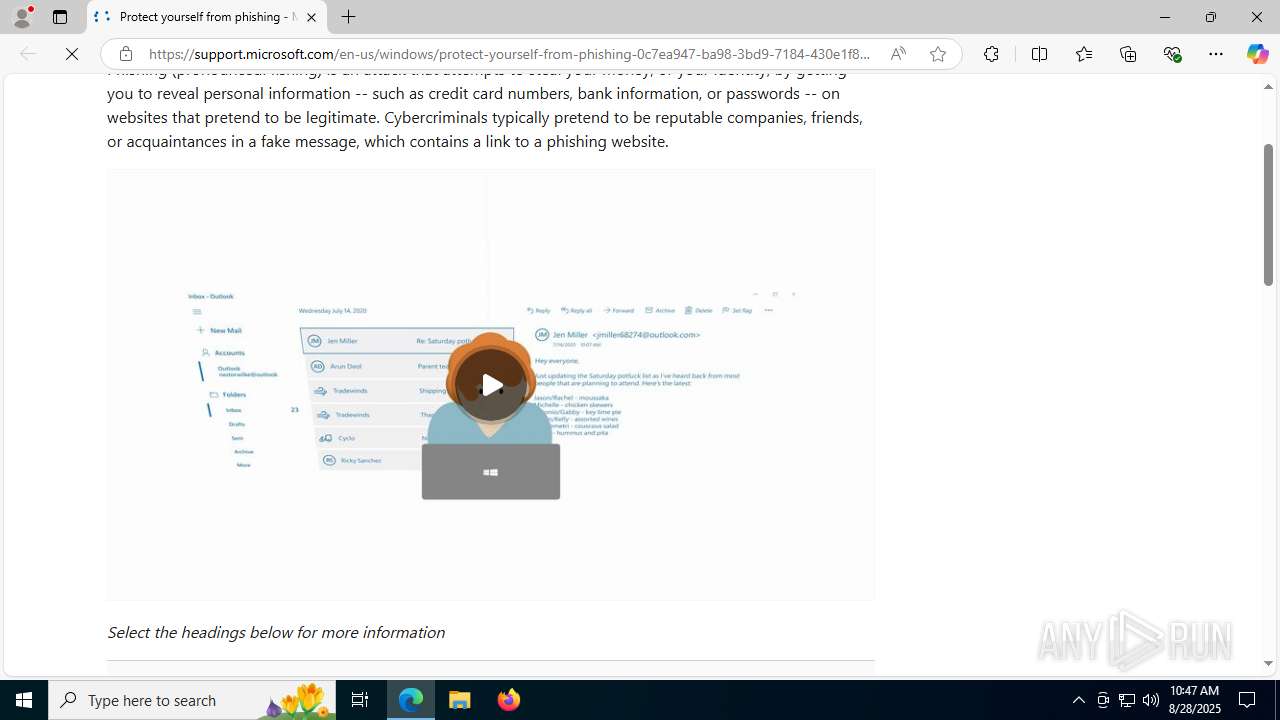 Malware analysis https://aka.ms/LearnAboutSenderIdentification ...