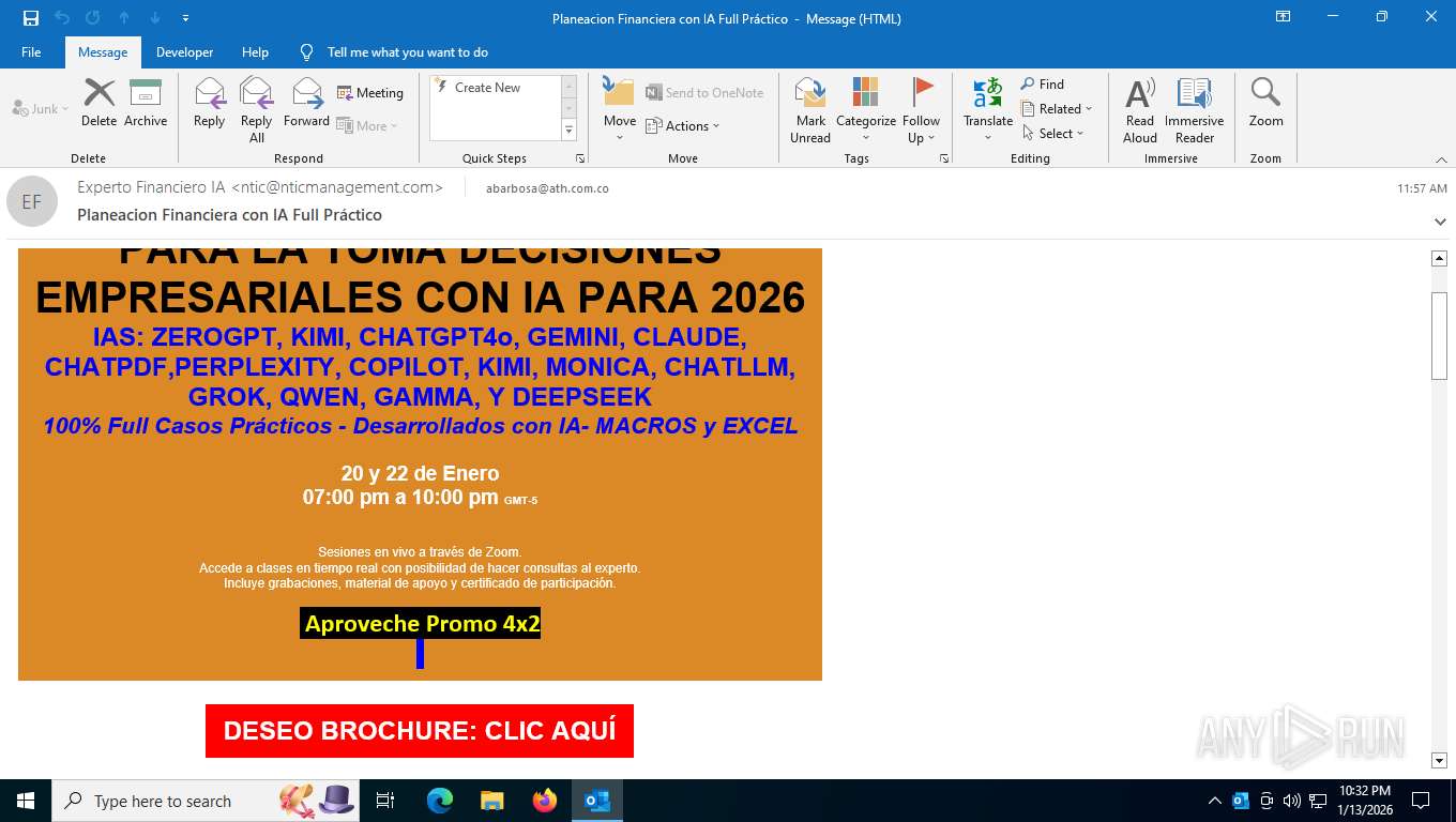 Malware analysis ATT99423.eml No threats detected | ANY.RUN - Malware ...