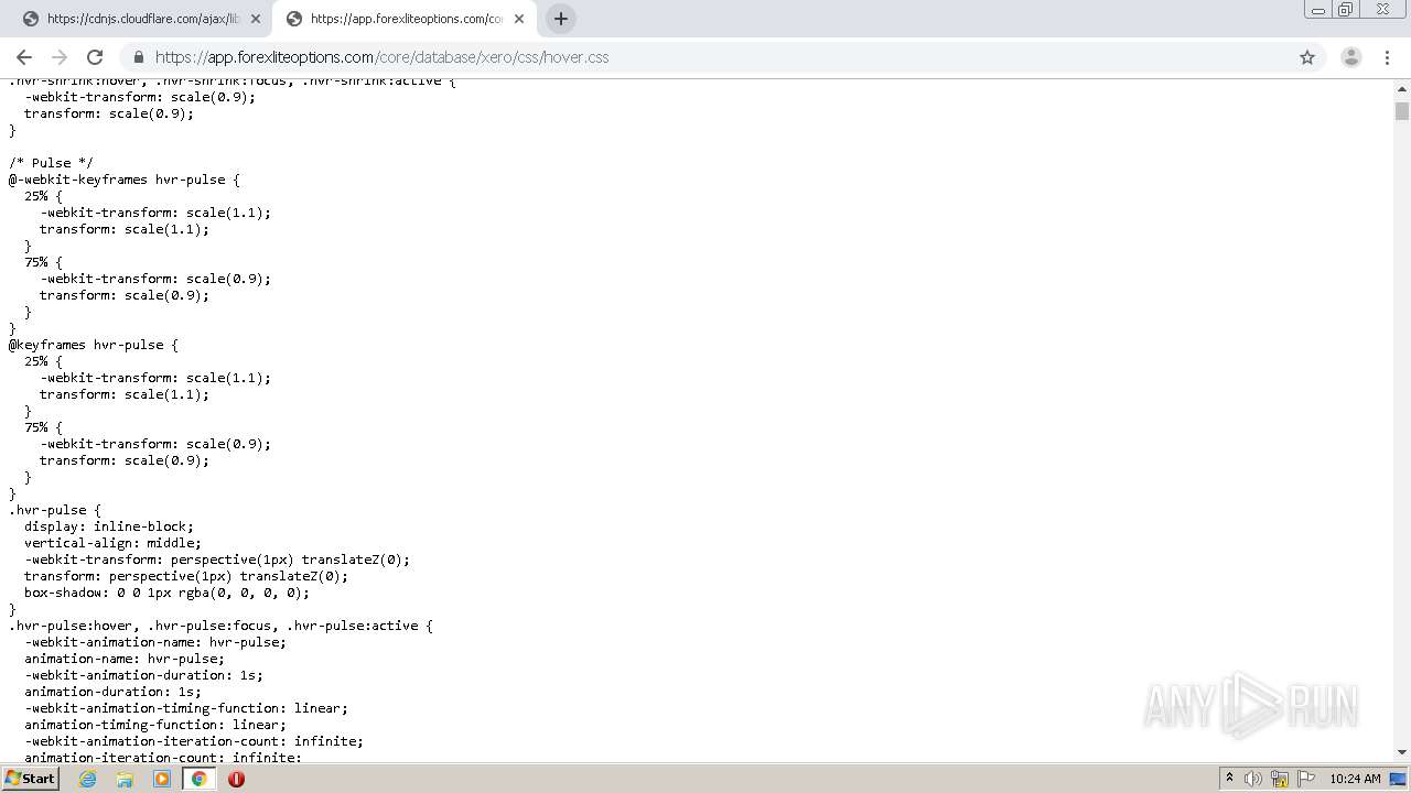 Malware analysis https://cdnjs.cloudflare.com/ajax/libs/popper.js/1.12.9/umd/popper.min.js ...