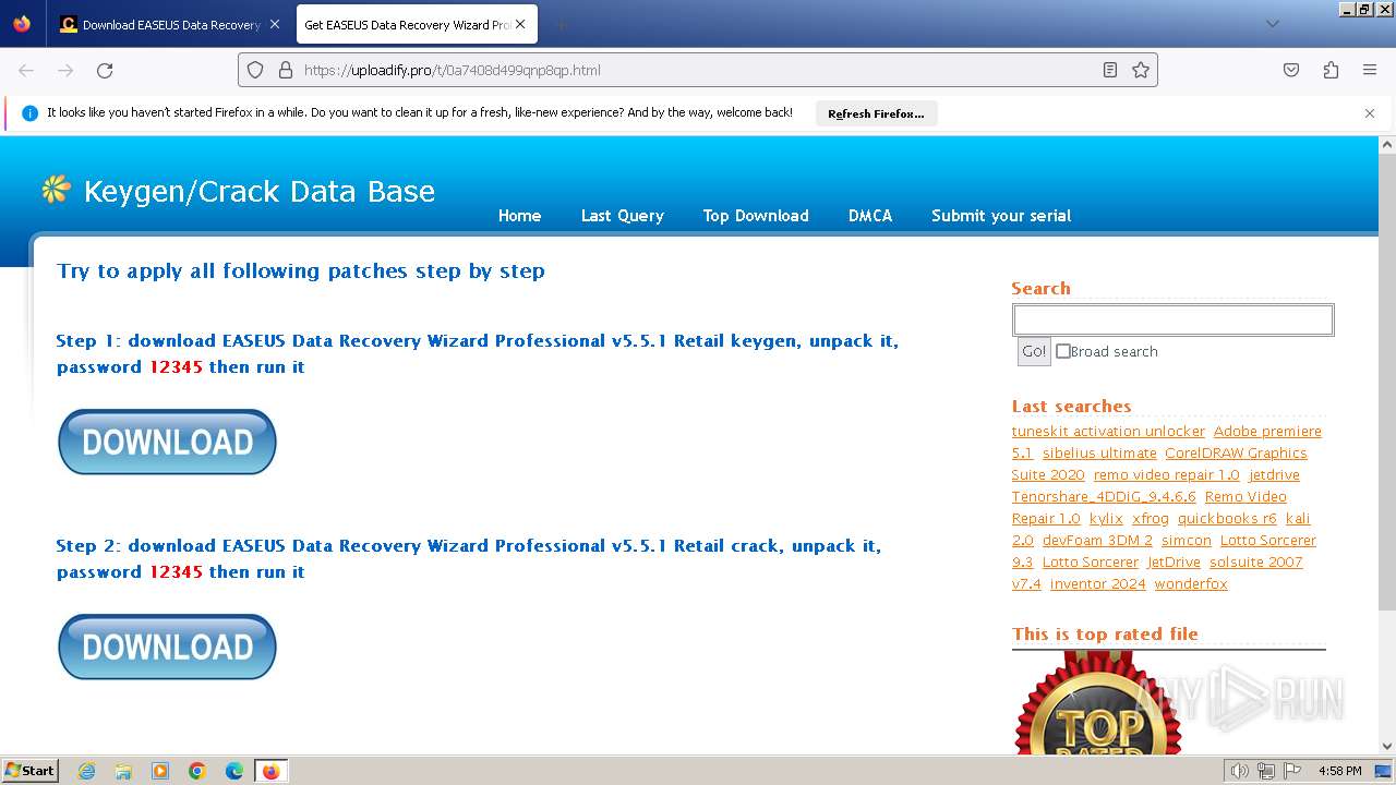 Malware analysis http://keygenninja.com Malicious activity | ANY.RUN ...