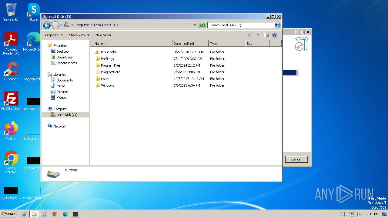 Malware analysis https://workupload.com/file/4HQrzyKCbak No threats detected | ANY.RUN - Malware ...