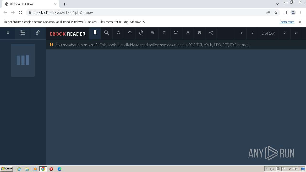 Malware analysis http://getpdf.pw/book Malicious activity | ANY.RUN ...