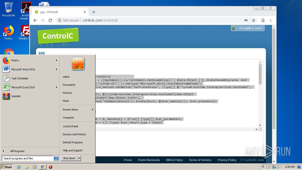 Malware analysis C:\Users\admin\AppData\Roaming\Microsoft\Windows ...