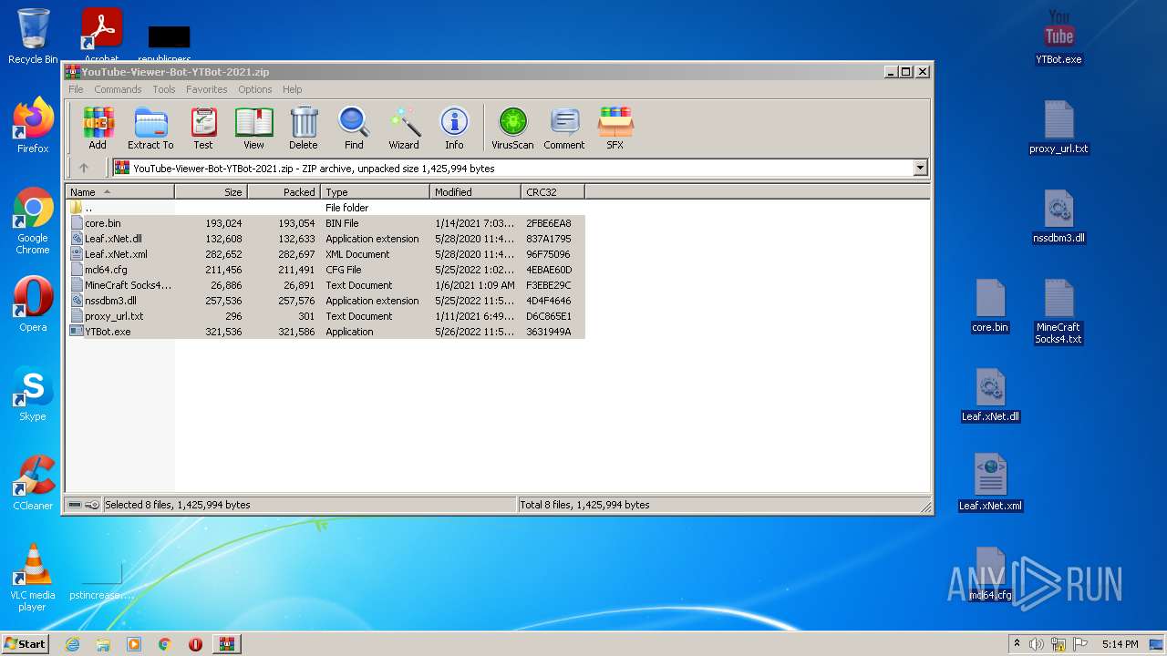 Malware analysis YouTube-Viewer-Bot-YTBot-2021.zip Malicious activity ...