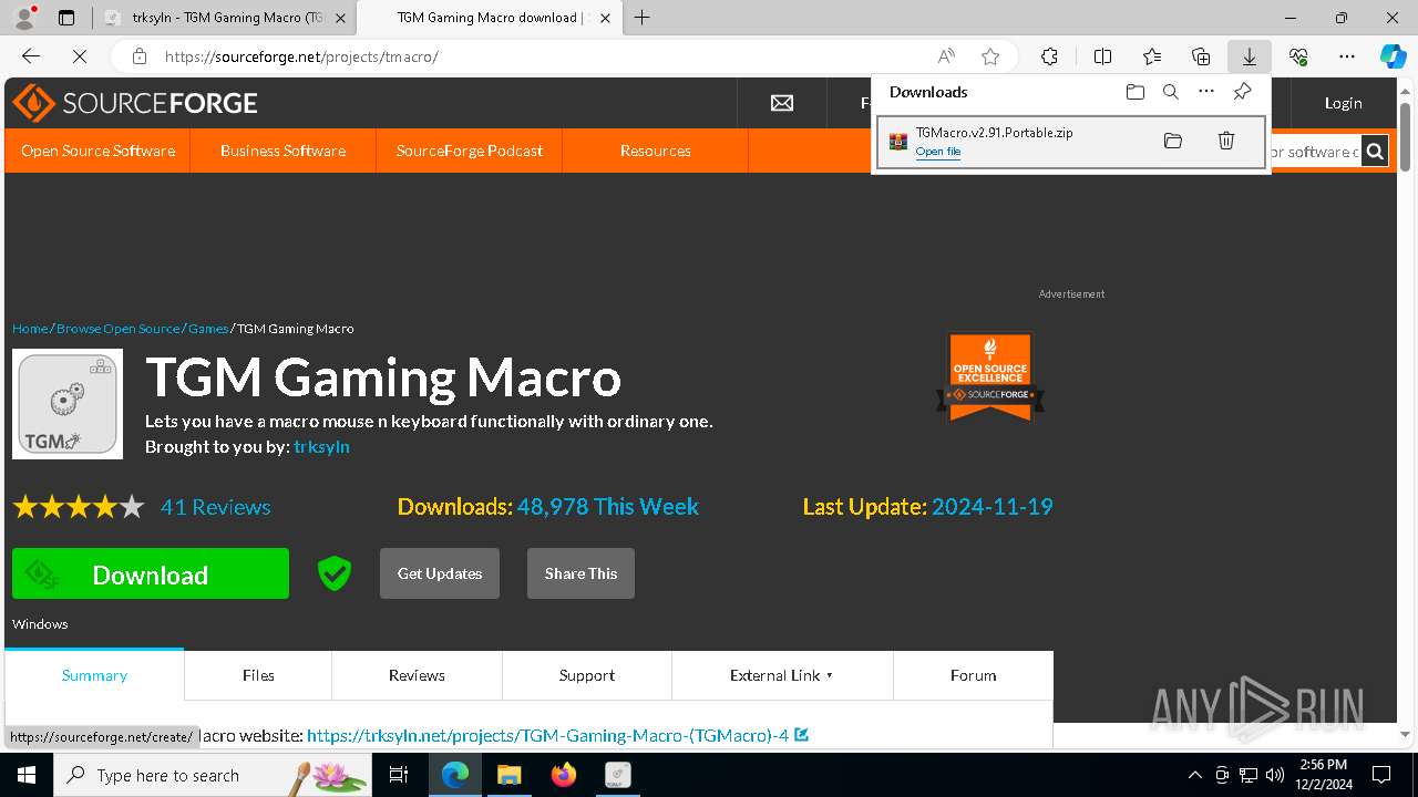 Malware analysis TGMacro.Installer.exe Malicious activity | ANY.RUN ...