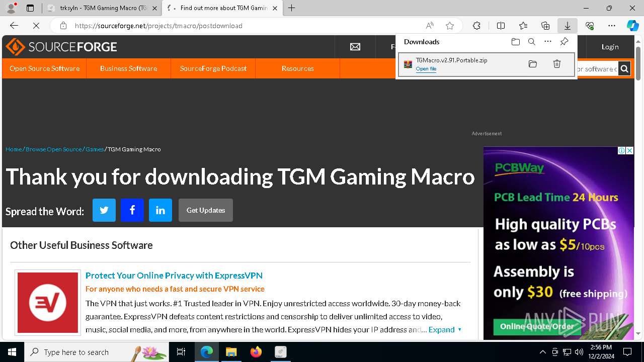 Malware analysis TGMacro.Installer.exe Malicious activity | ANY.RUN - Malware Sandbox Online