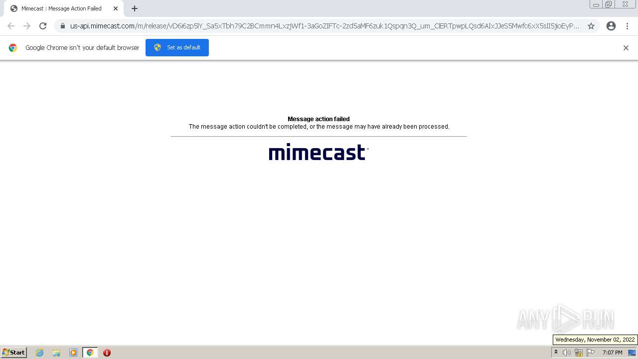 Malware analysis https://us-api.mimecast.com/m/release/vD6i6zp5lY_Sa5xTbh79C2BCmmn4LxzjWf1 ...