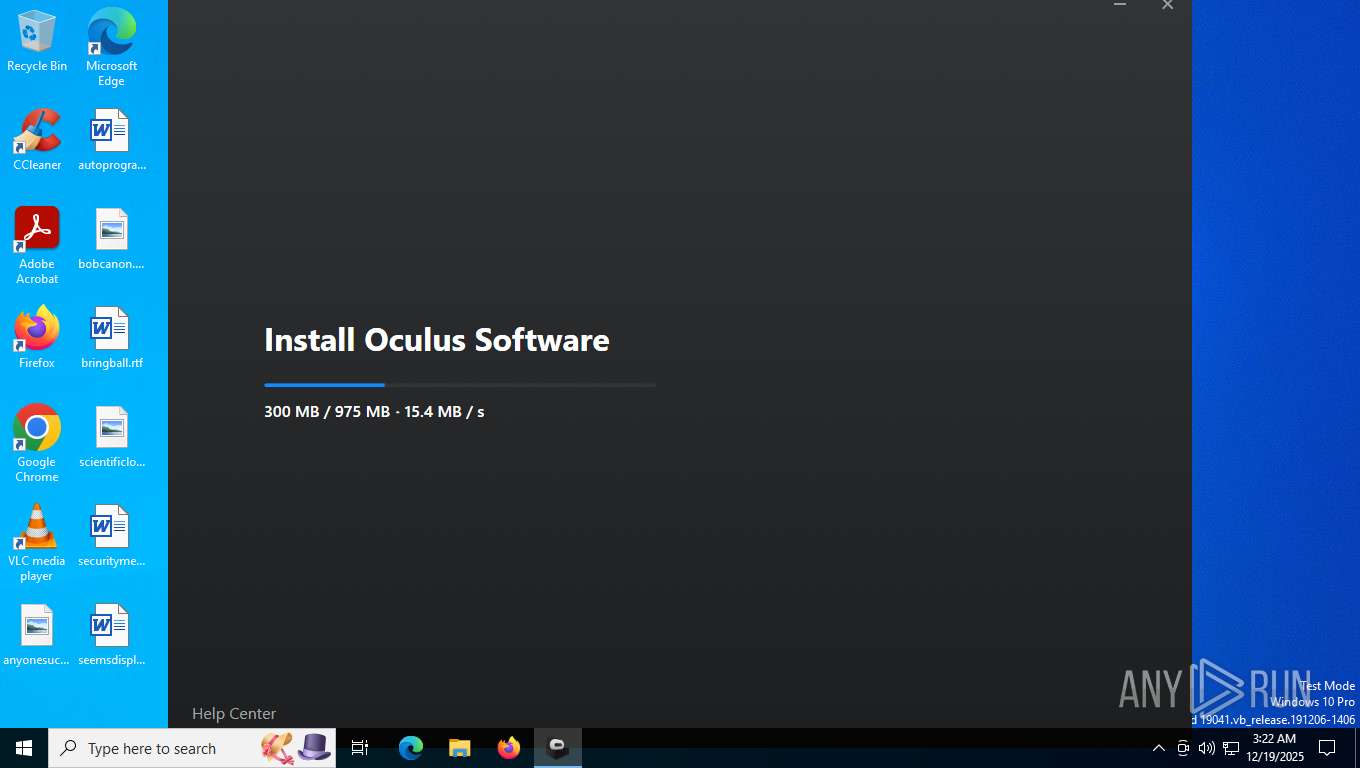 Malware analysis oculus-meta-quest-1-0.exe Malicious activity | ANY.RUN ...
