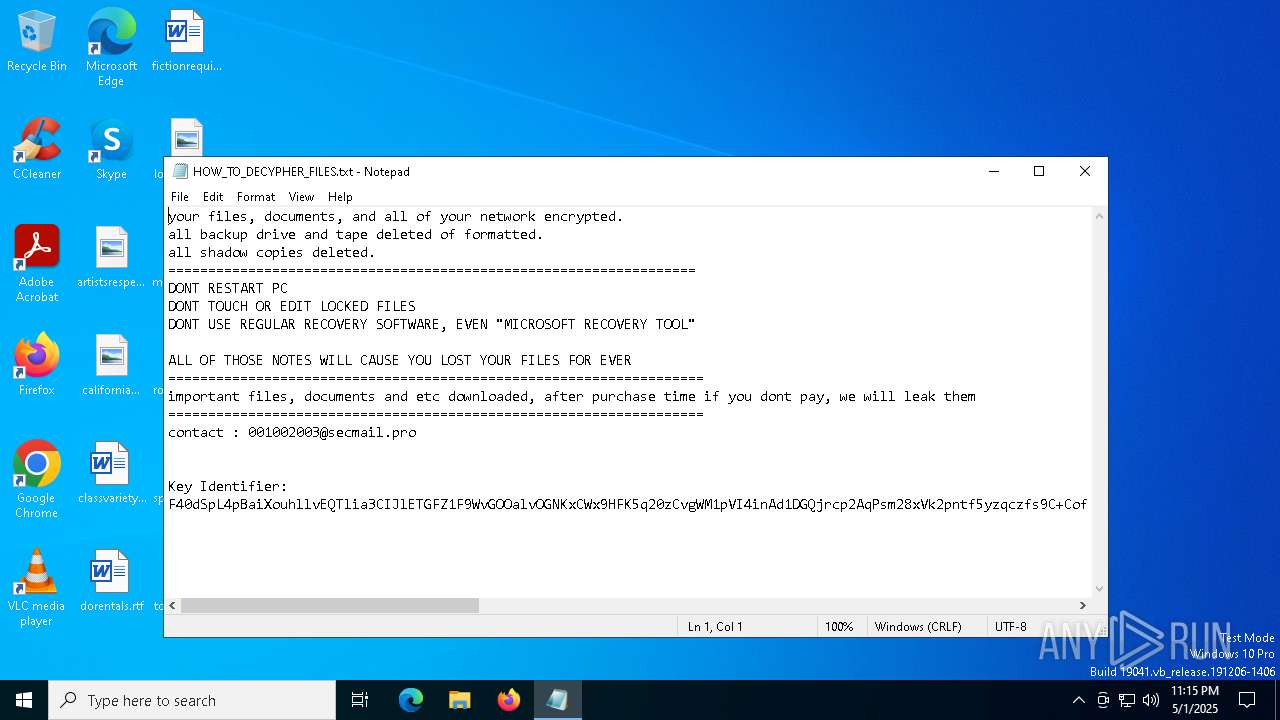 Analysis Malware-03.exe (MD5: BE60E389A0108B2871DFF12DFBB542AC ...