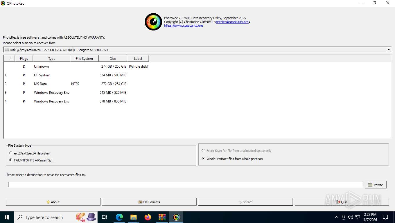 Malware analysis https://www.cgsecurity.org/wiki/TestDisk_Descargar ...