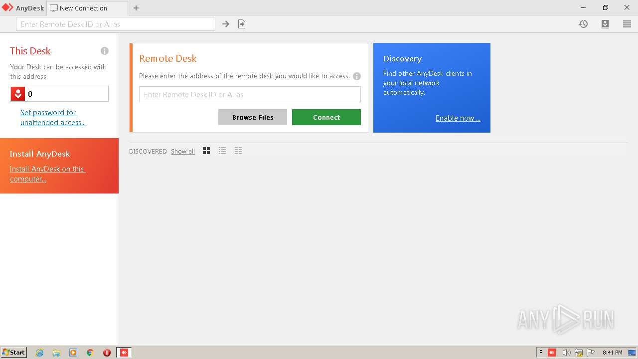 Malware analysis AnyDesk.exe Suspicious activity | ANY.RUN - Malware ...