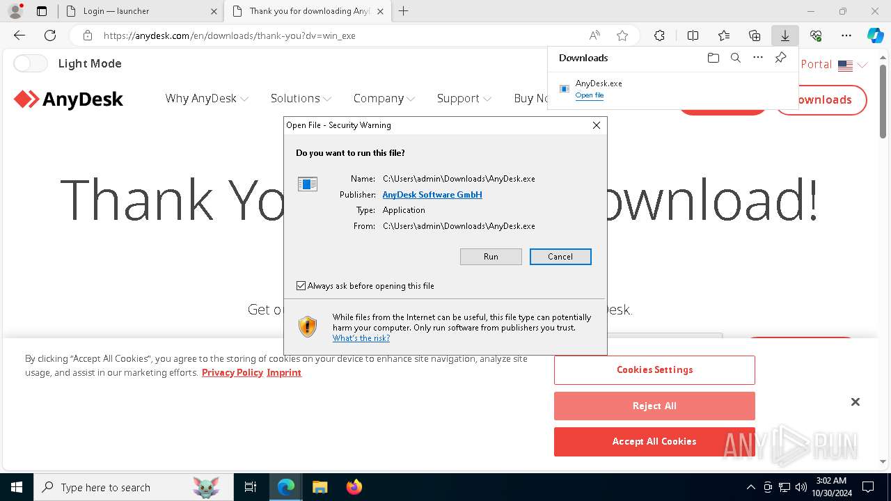 Malware analysis https://cheatarmy.com/launcher2/#/login Malicious ...