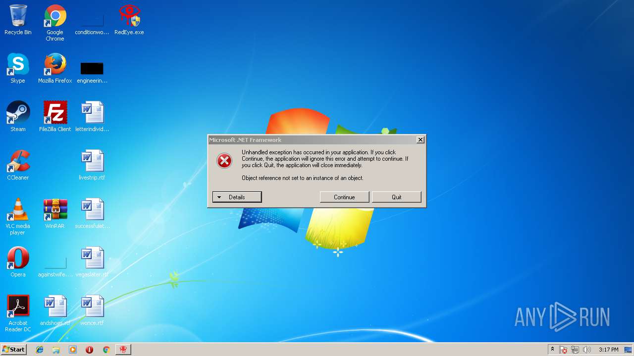 Malware Analysis Redeye.exe Malicious Activity 