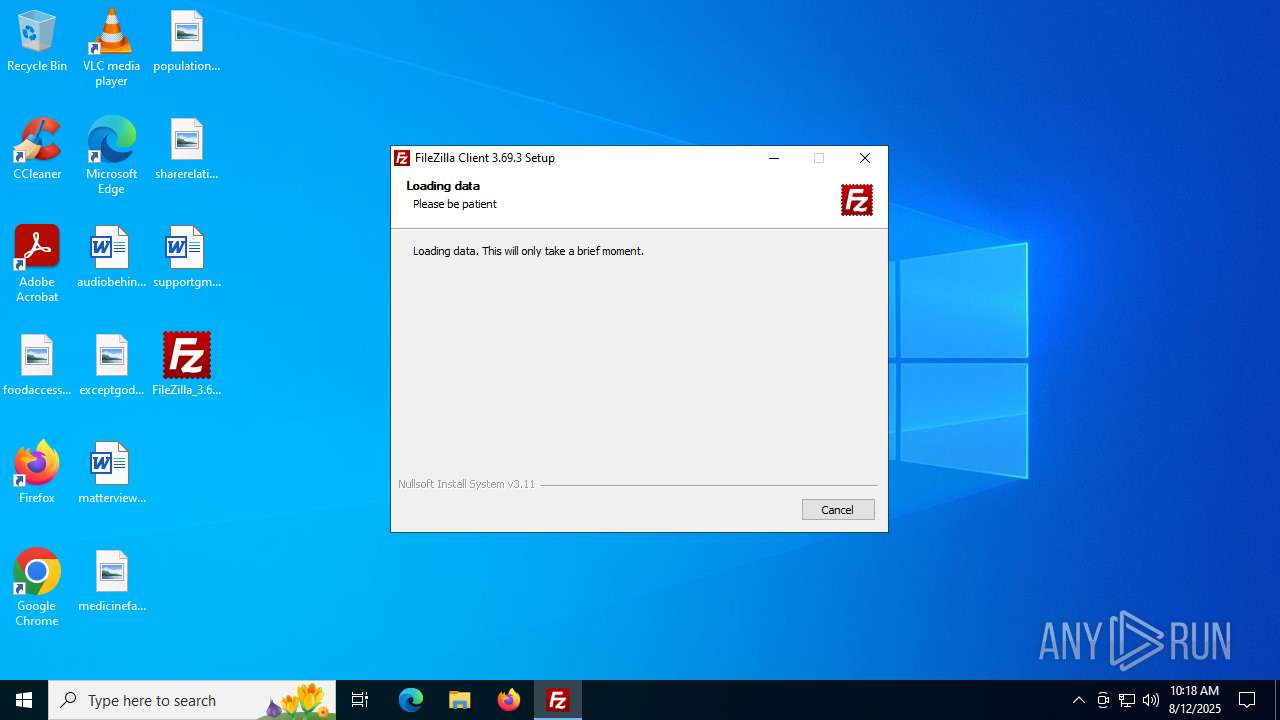 Malware analysis FileZilla_3.69.3_win64_sponsored2-setup.exe Malicious ...