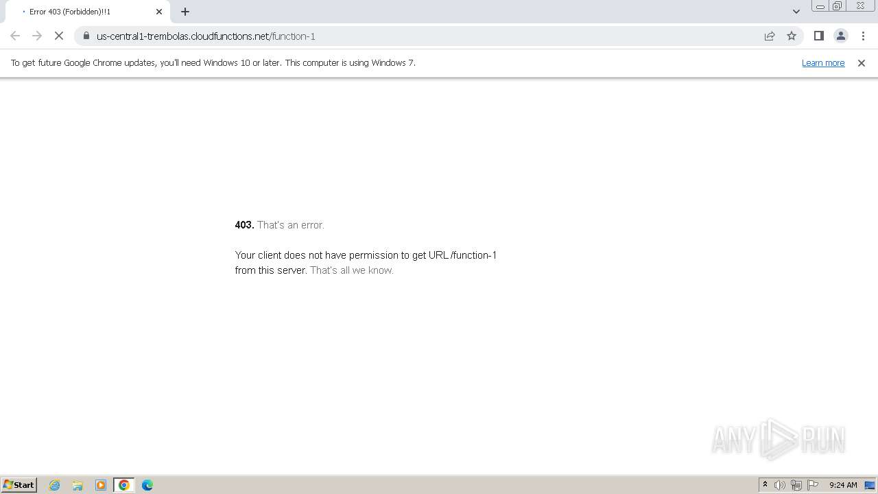 Malware analysis https://us-central1-trembolas.cloudfunctions.net/function-1 No threats detected ...
