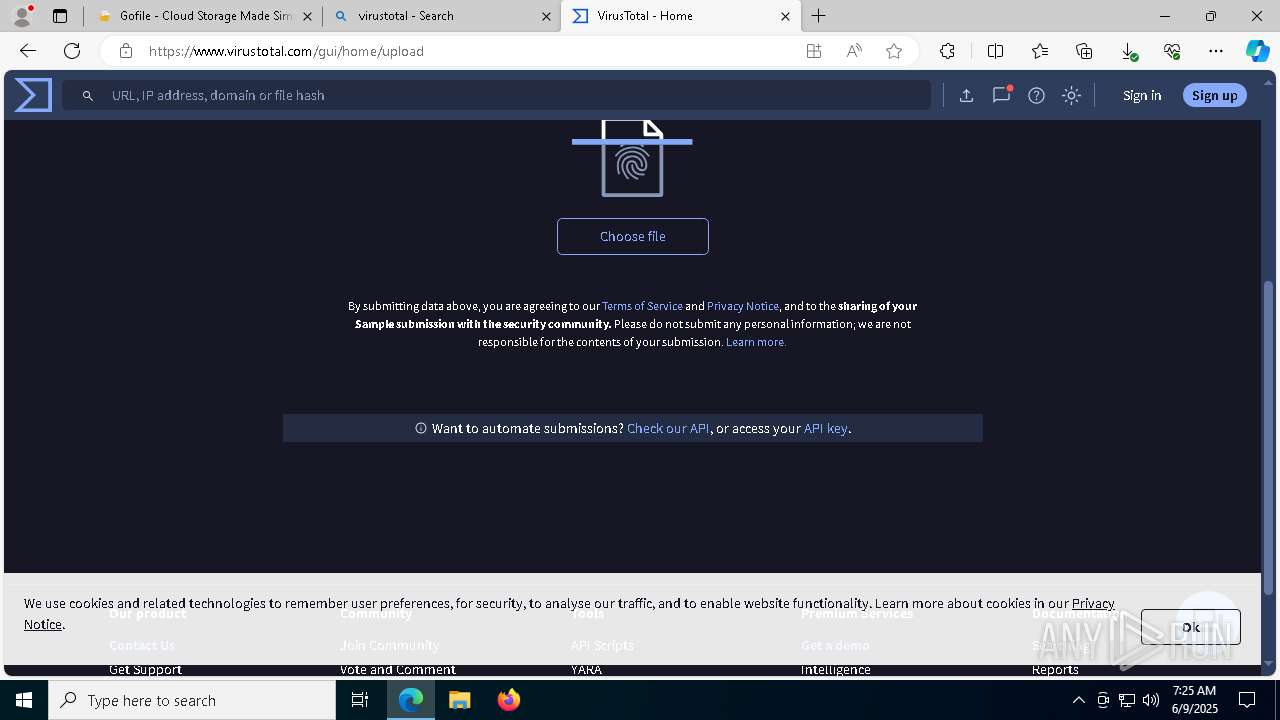 Analysis https://gofile.io/d/Z1XPfU Malicious activity - Interactive analysis ANY.RUN