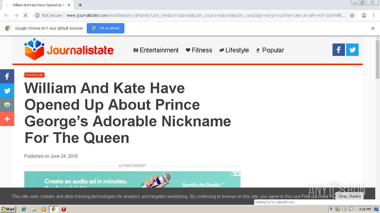 Malware analysis http://www.journalistate.com/worldwide/royal-family?utm_medium=taboola&utm ...