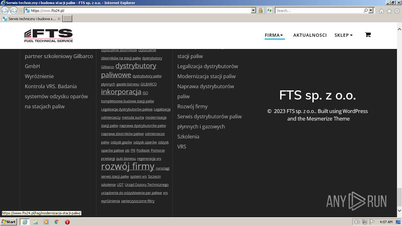 Analysis https://fts24.pl No threats detected - Interactive analysis ANY.RUN