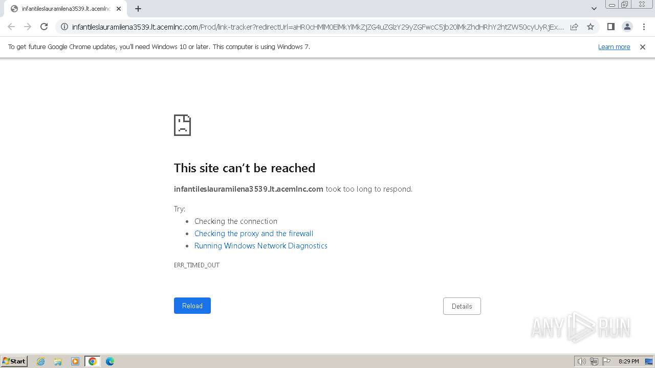 Malware analysis https://infantileslauramilena3539.lt.acemlnc.com/Prod ...