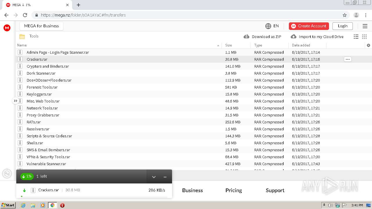 Malware Analysis Mega Nz Folder Soa1ayac Jqt6pvovwxyafjdgo33ivg
