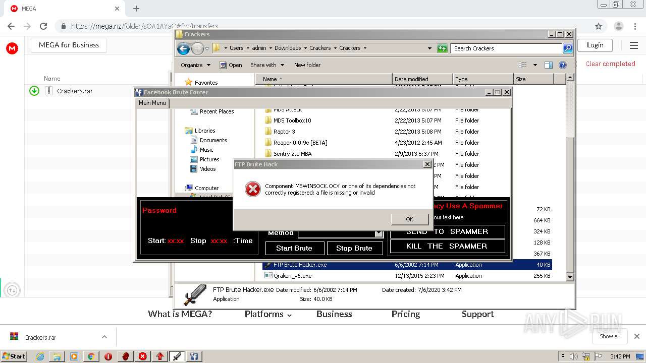 Malware Analysis Https:  Mega.nz Folder Soa1ayac#jqt6pvovwxyafjdgo33ivg 