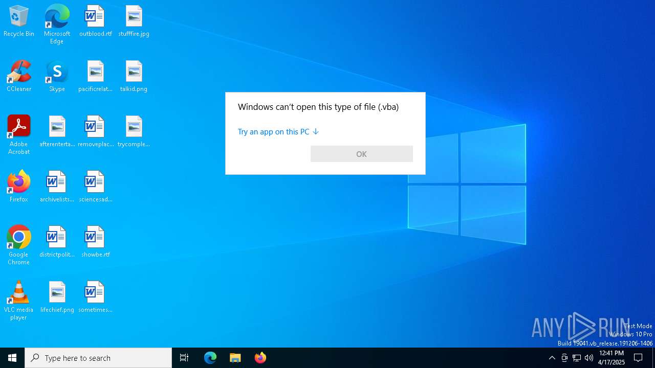Malware analysis present.vbs Malicious activity | ANY.RUN - Malware ...
