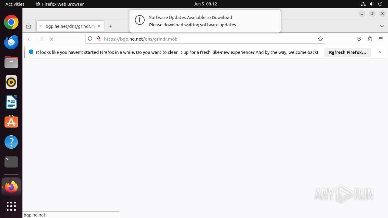 Malware analysis https://bgp.he.net/dns/grindr.mobi Malicious activity ...