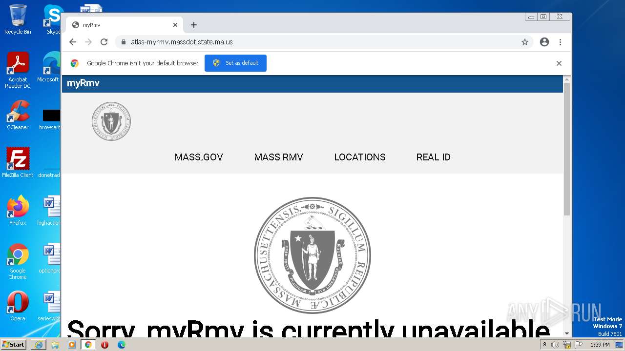 Malware analysis https://atlas-myrmv.massdot.state.ma.us No threats ...