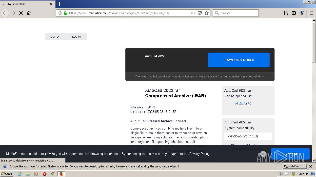 Malware analysis https://ibf.tw/uiEmb Malicious activity | ANY.RUN - Malware Sandbox Online