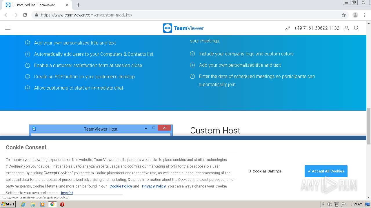Malware analysis https://customdesign.teamviewer.com/download/version ...