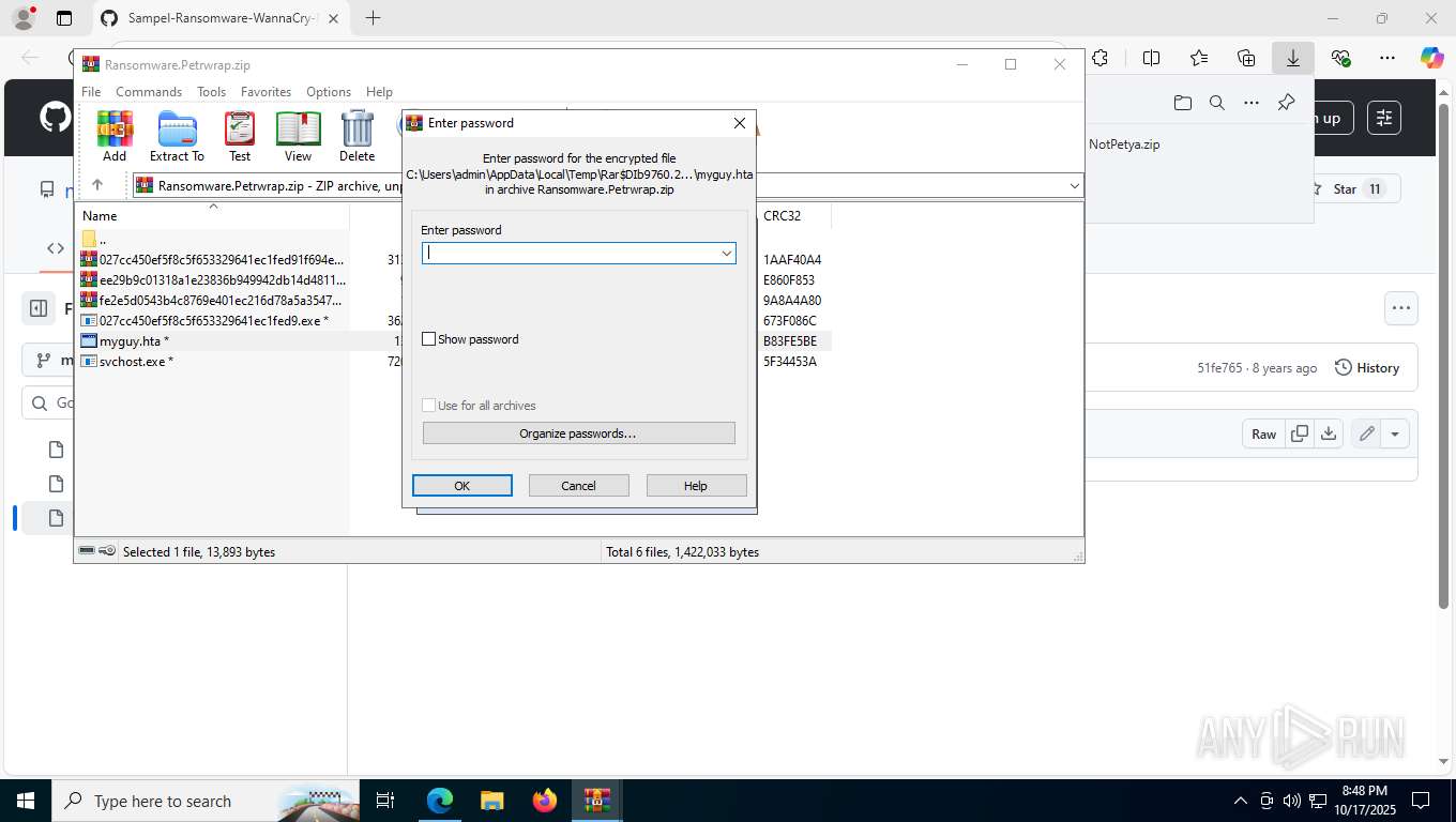 Analysis https://github.com/mzakyz666/Sampel-Ransomware-WannaCry-NotPetya/blob/master/Wiper ...