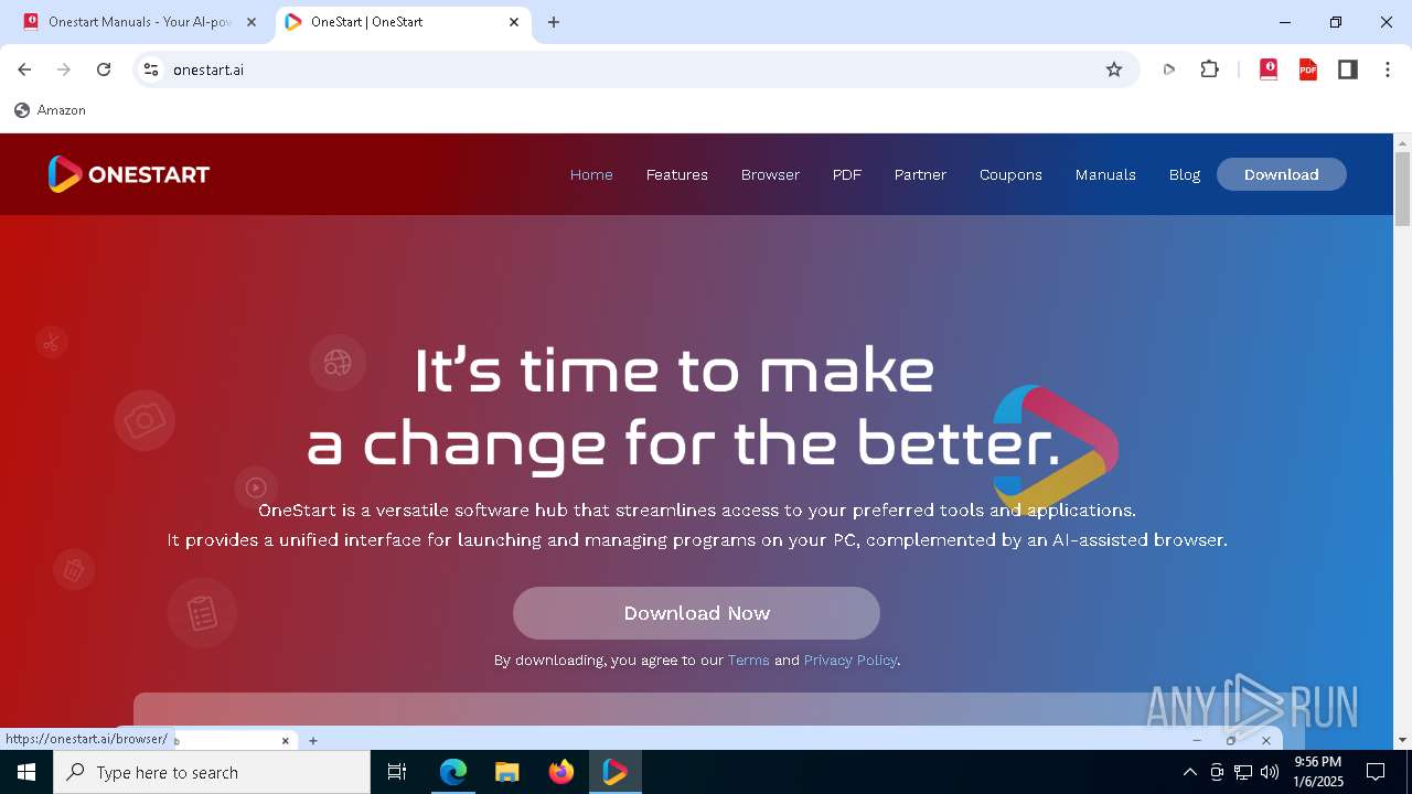Malware analysis onestart.ai Malicious activity | ANY.RUN - Malware ...
