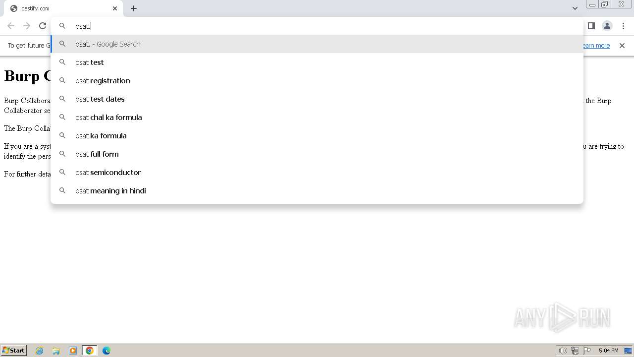 Malware analysis oastify.com Malicious activity | ANY.RUN - Malware Sandbox Online