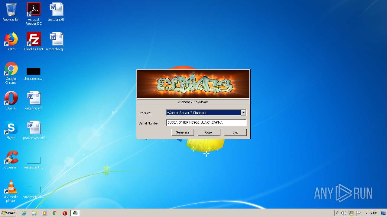 Analysis VMware-all-7.0-keygen.exe (MD5 ...